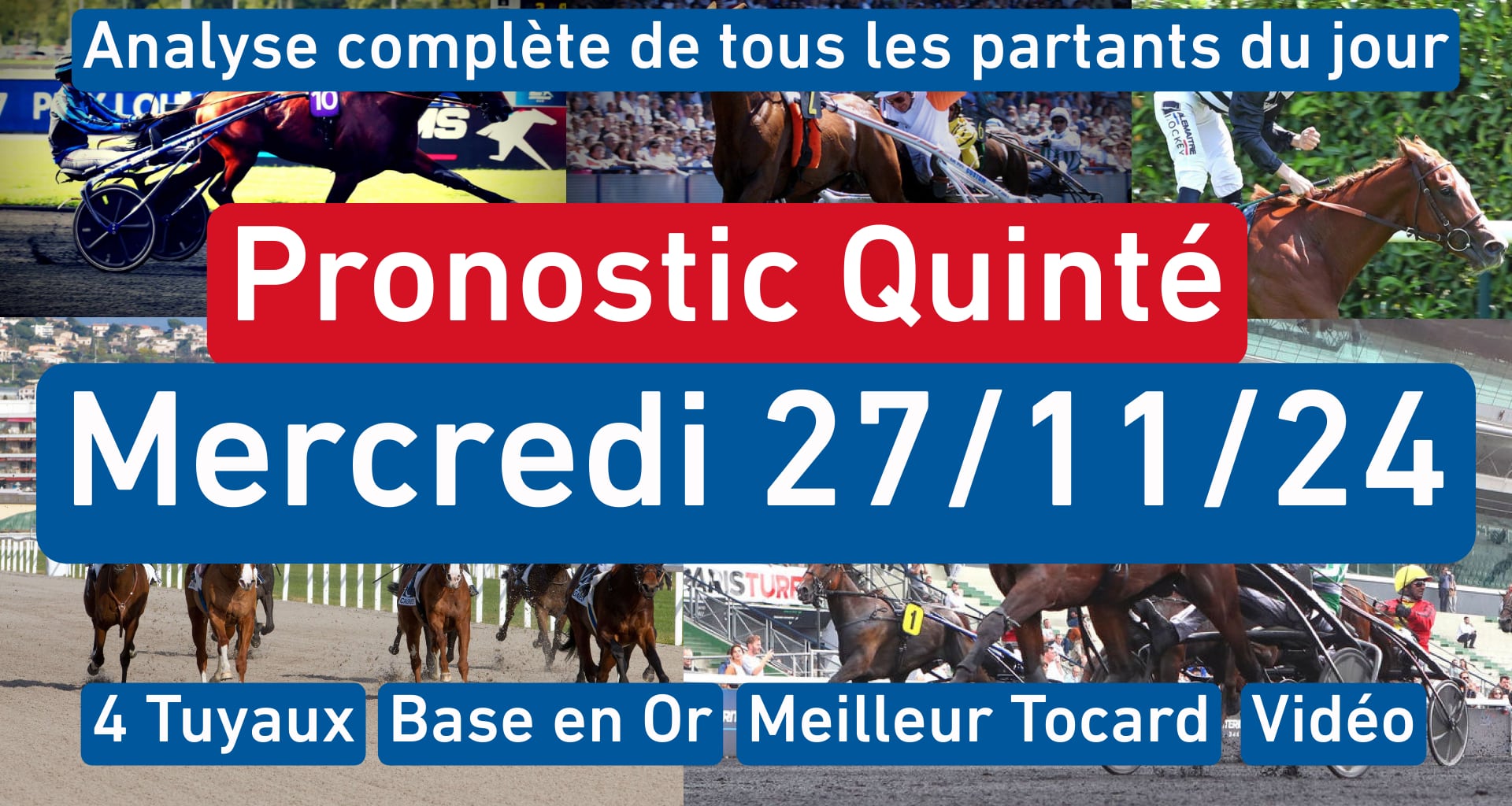 Pronostic Quinté Du Mercredi 27 11 24 Partants Tuyaux Base En Or Tocard