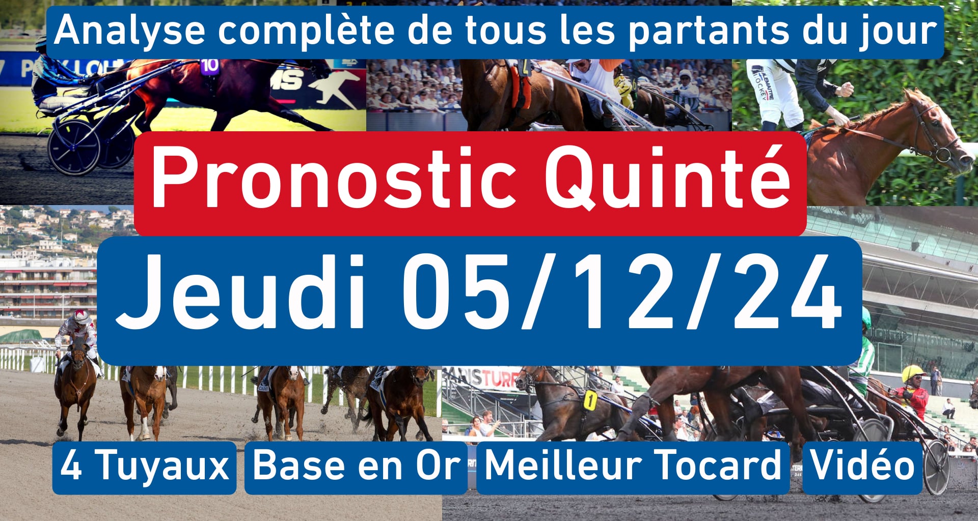 Pronostic Quinté Jeudi 05/12/24. Base en Or • PMU du Jour